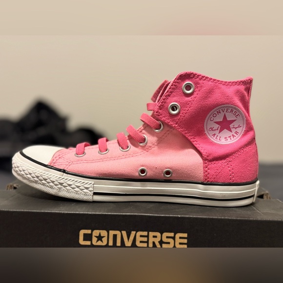 Converse | Shoes | Two Tone Pink Velcro Converse Chuck Taylor Classics ...